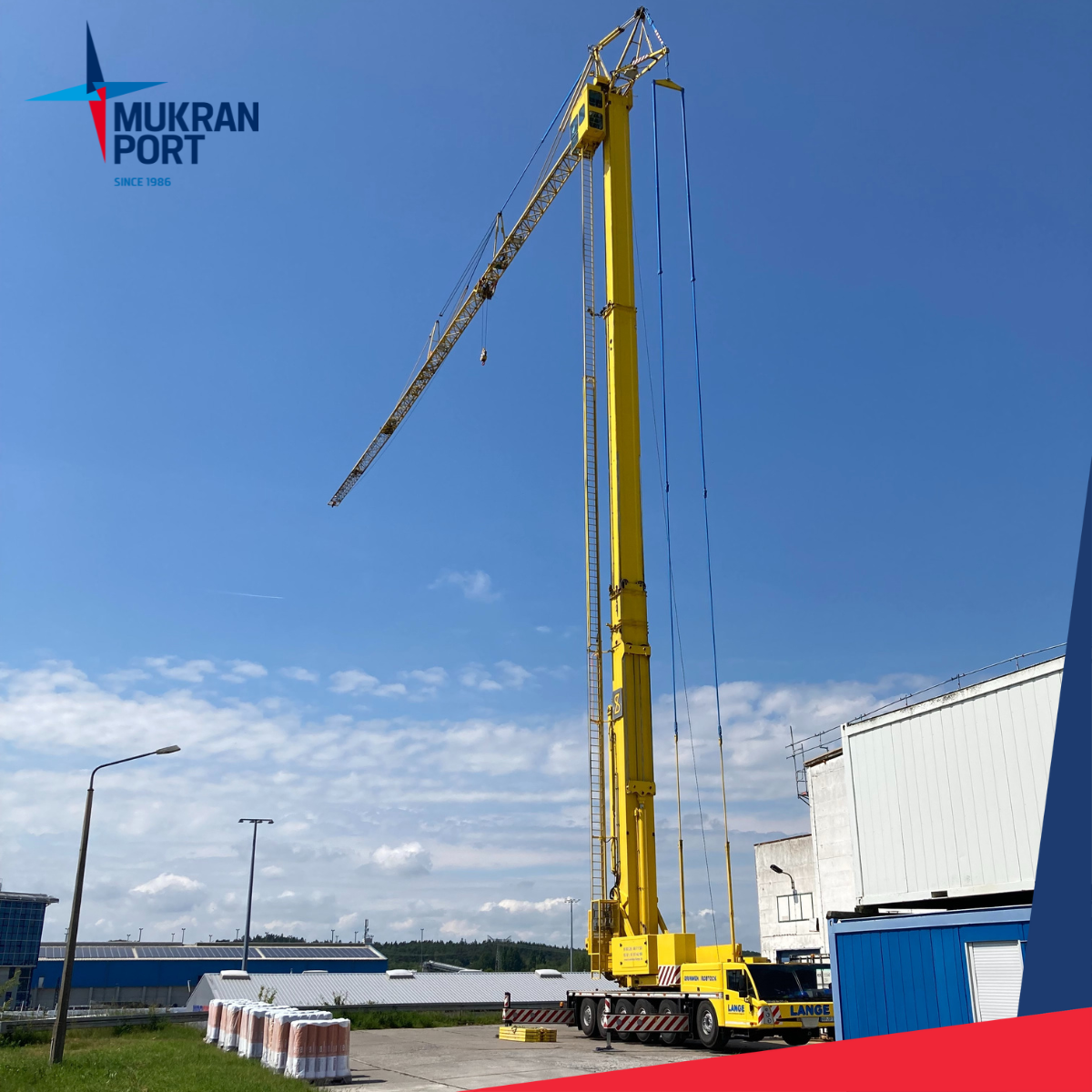 Instandsetzungsarbeiten im Mukran Port - Mukran Port