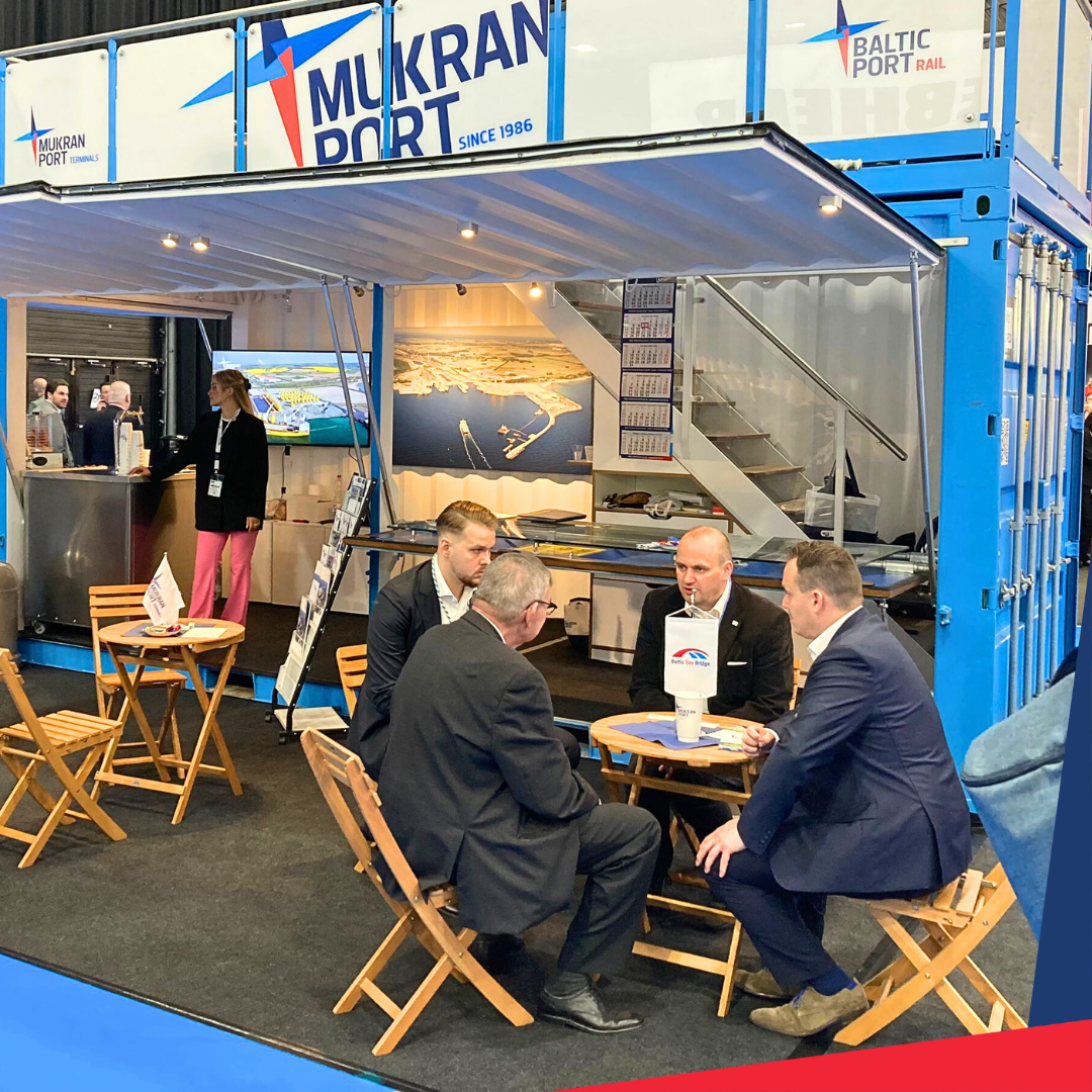 Mukran Port präsentiert sich auf der Breakbulk - Mukran Port